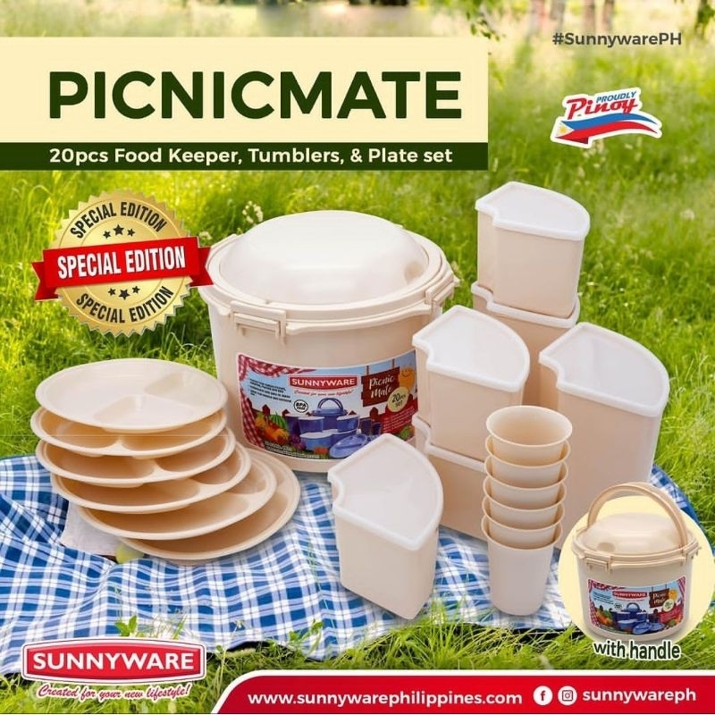 20pcs SET SUNNYWARE PICNICMATE FOOD STORAGE | Shopee Philippines