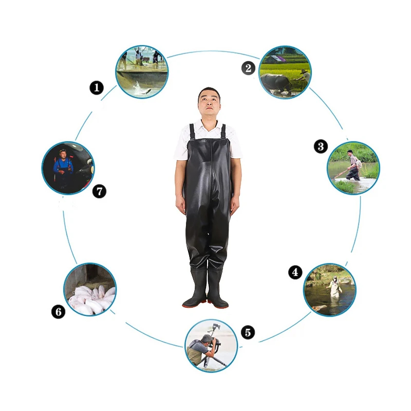 Jumper Boots Heavy Duty Waterproof Overalls Construction Coveralls ...