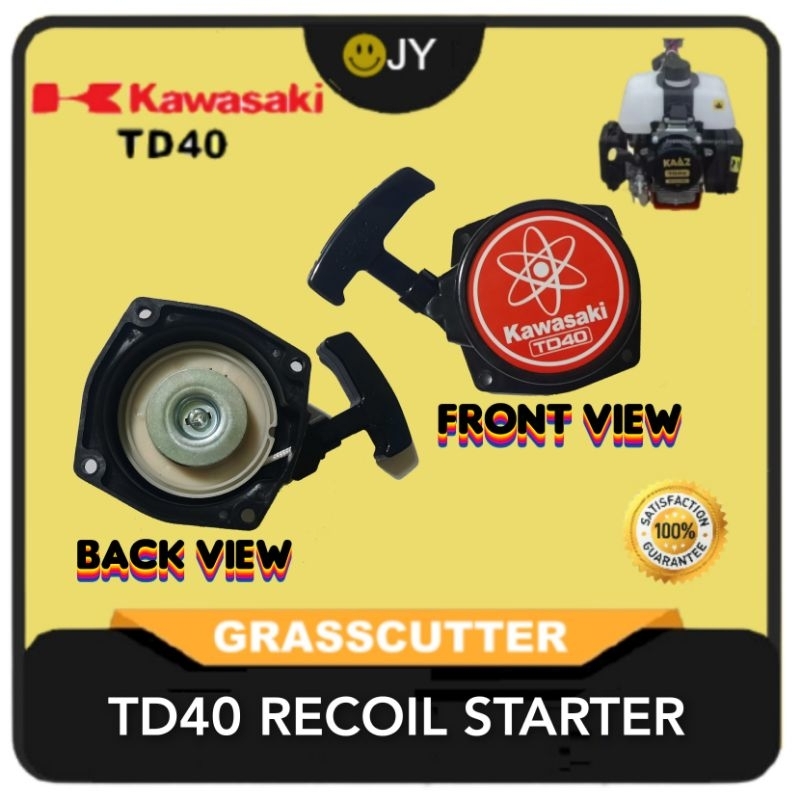 Recoil Starter Assy Fit for TD40 Kawasaki 2 Stroke Grasscutter | Shopee Philippines