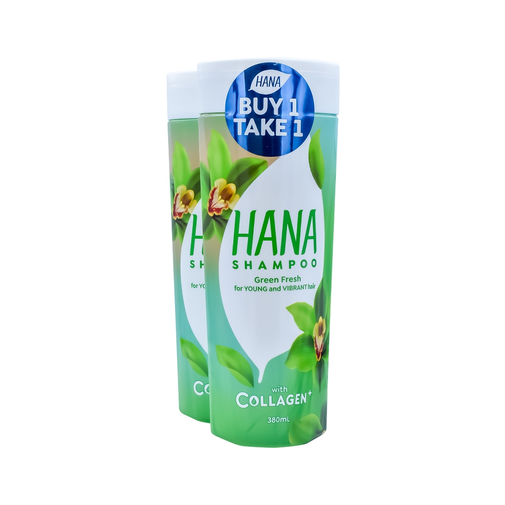 Hana Shampoo Green Fresh 380ml x2 Bundle | Shopee Philippines