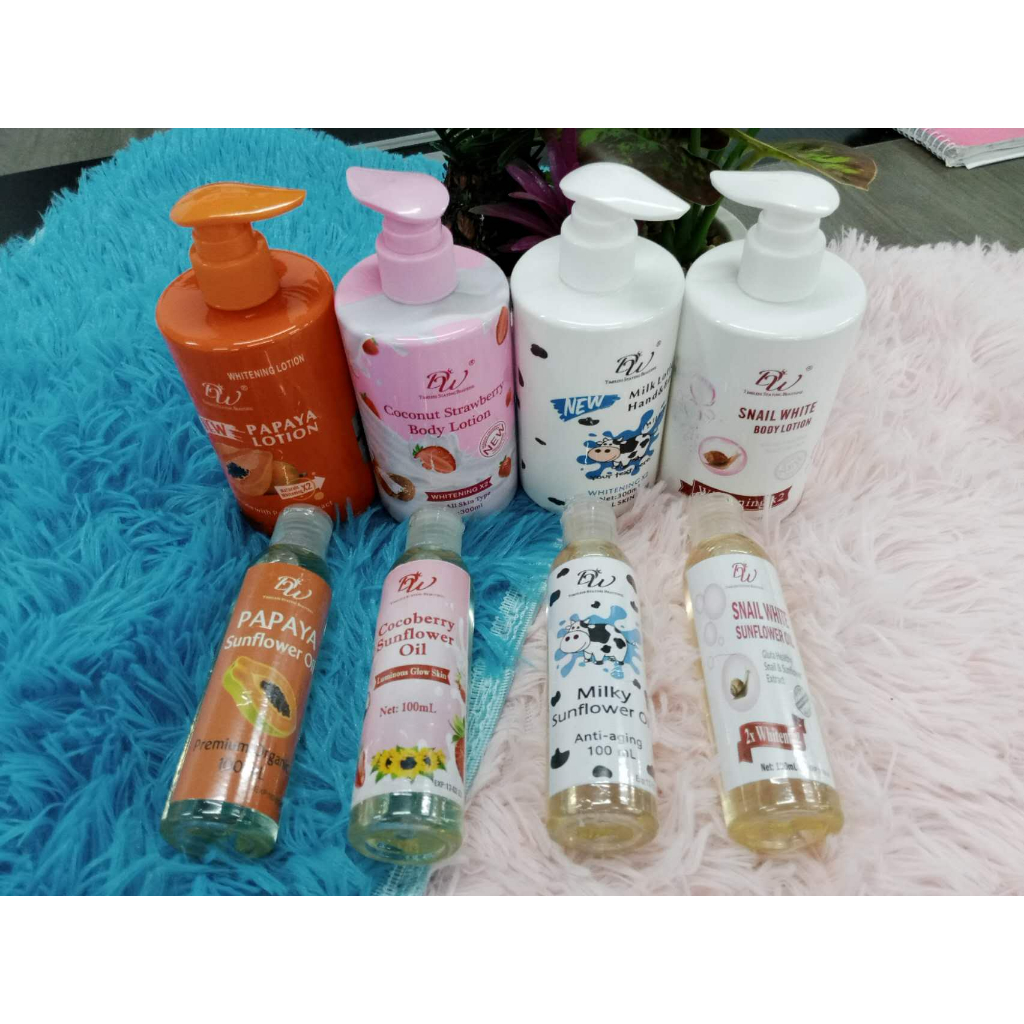 DA. FRAGRANCE DW LOTION 300ML WITH SUNFLOWER OIL 100ML ( 1 SET ...