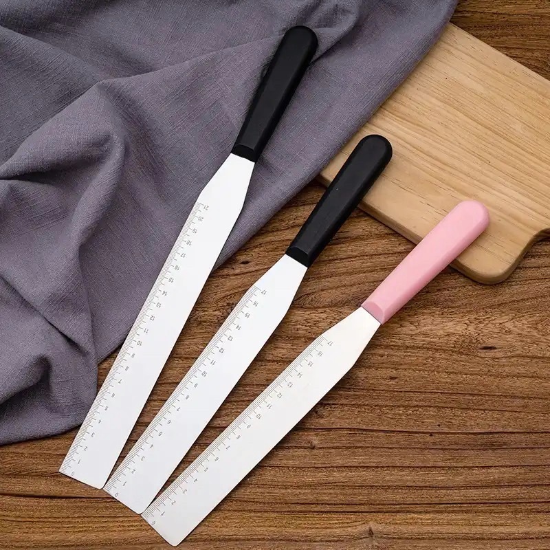 8/10 Inch Stainless Steel Cake Spatula Butter Cream Icing Frosting ...