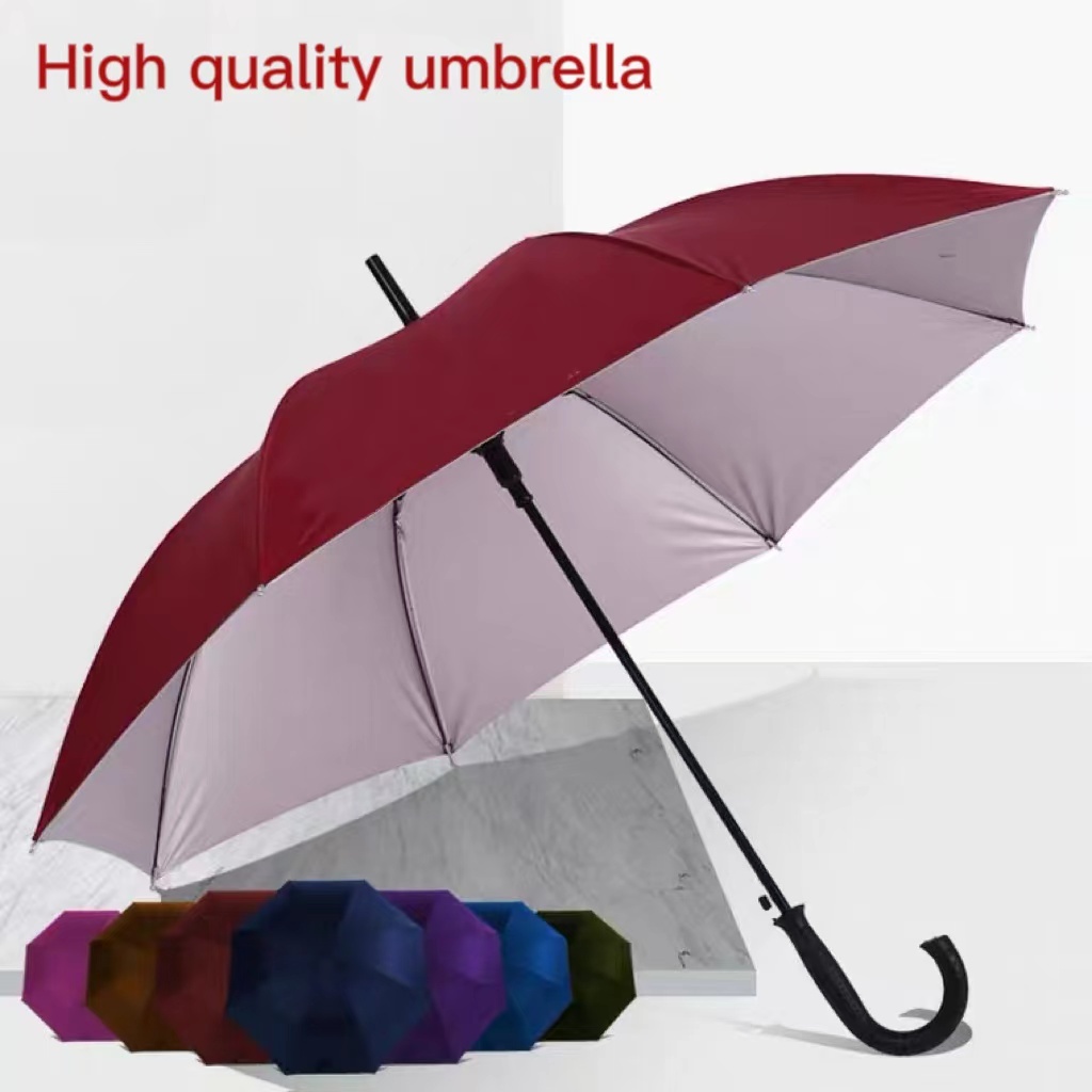 High-quality umbrella Silver lined long-handled umbrella Business ...