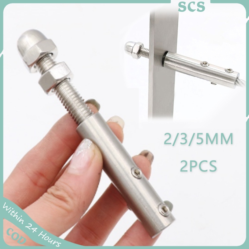 Cable Tensioner 2/3/5mm Stainless Steel Stud End Cable Railing Kit ...