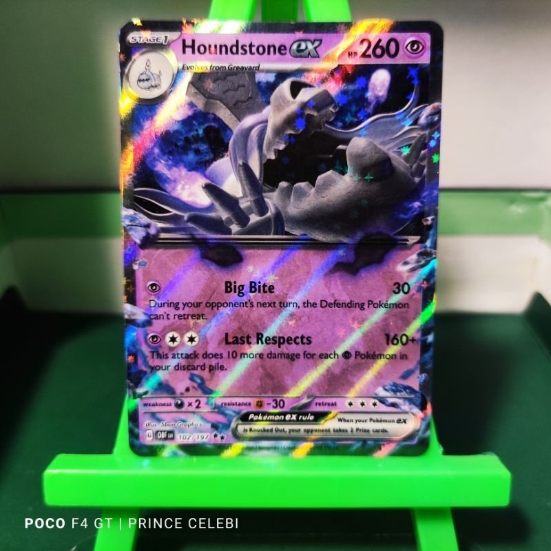 Pokemon TCG - Houndstone ex | Shopee Philippines