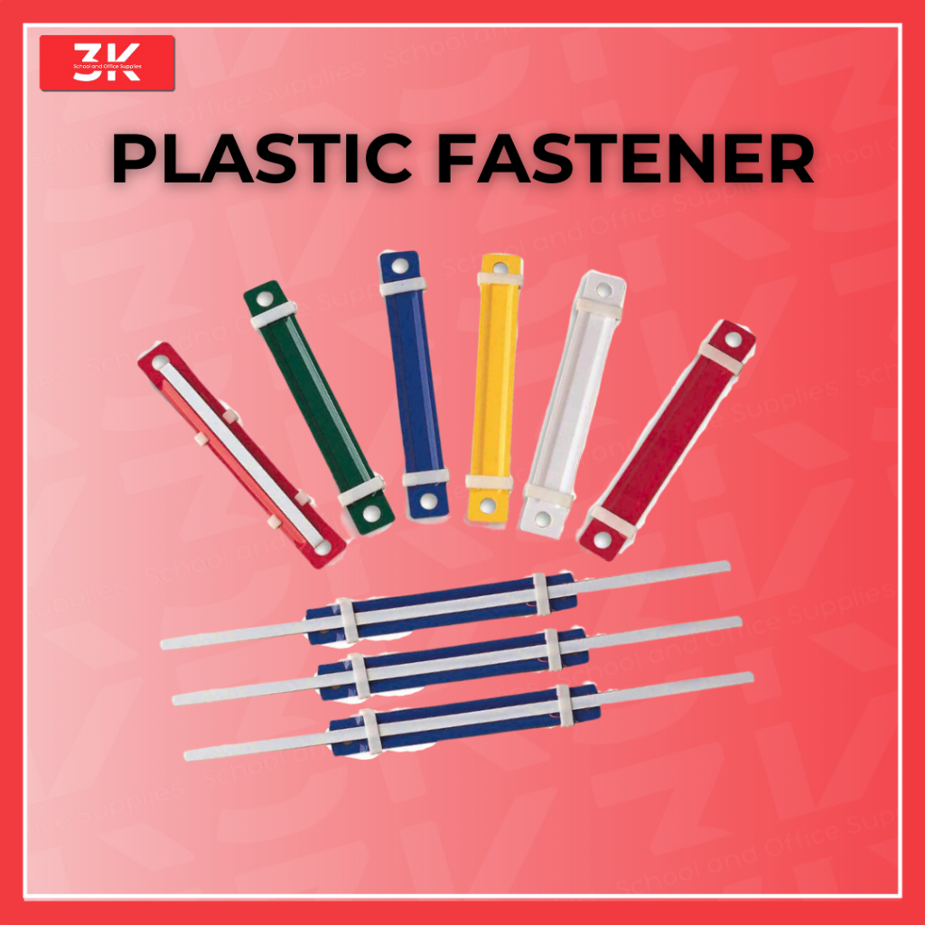 Plastic fastener assorted color ( sold by box 50 sets) | Shopee Philippines