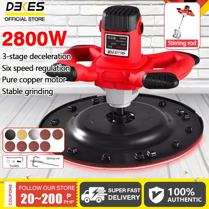 2800W wall polishing machine high quality putty cement mortar electric ...