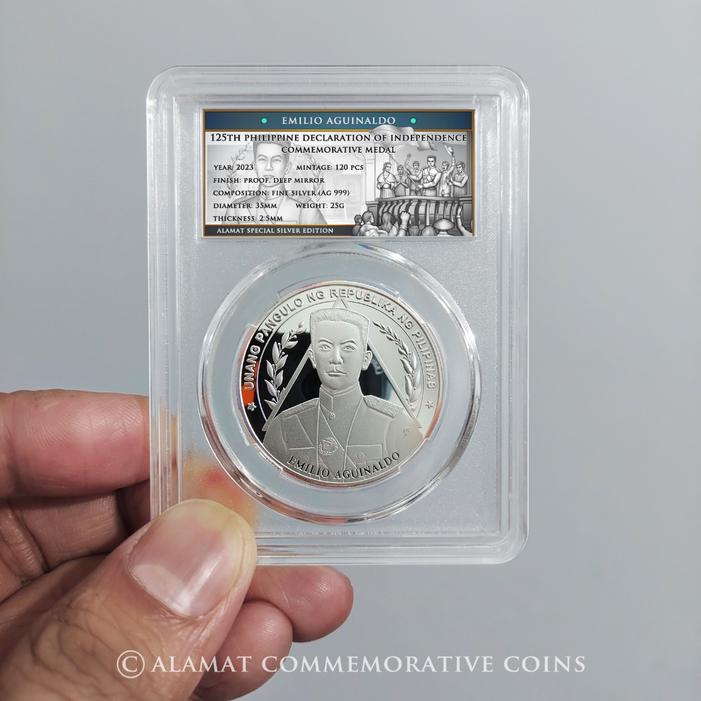 Emilio Aguinaldo Silver Medal - 125th Philippine Declaration of ...