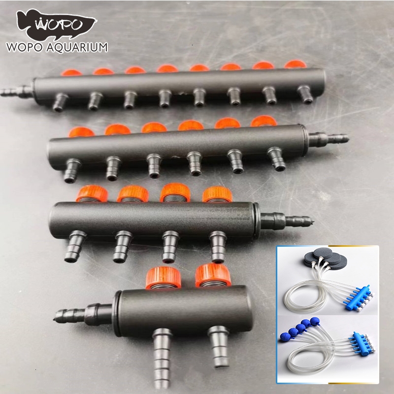 Air Pump Hose Splitter Water Tube Connector Fish Tank Oxygen Regulating Valve 1 Pc 2 3 4 5 6 ...