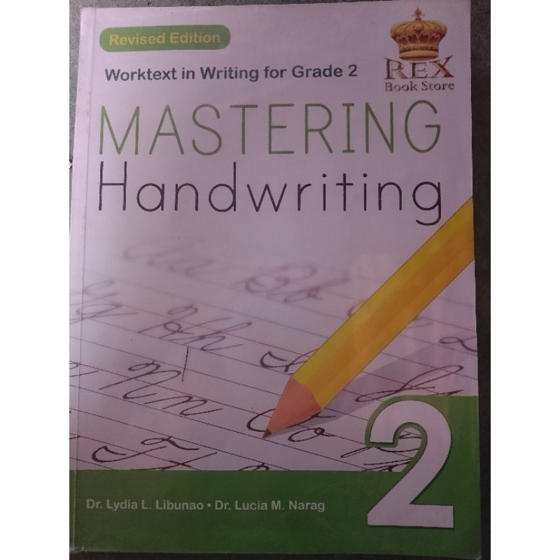 MASTERING HANDWRITING grade 2 (use | Shopee Philippines