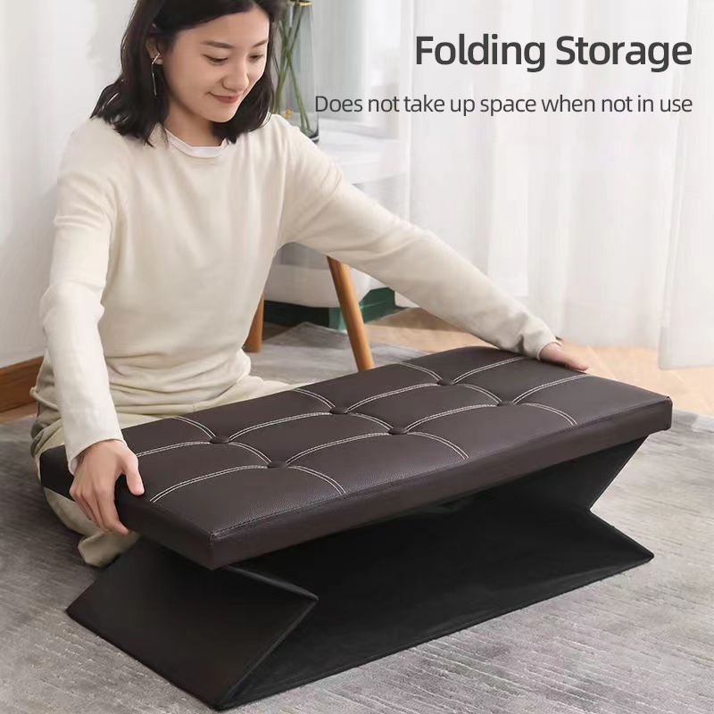 BUY 1 TAKE 1 Multfunctional Foldable Ottoman Storage Foot Stool ...