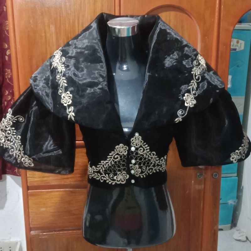 Modern Filipiniana Maria clara top pinya organza | Shopee Philippines