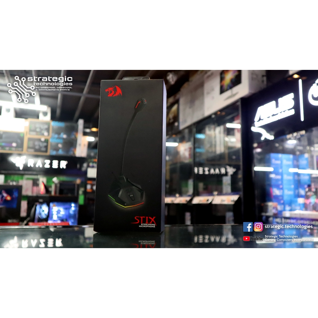 Redragon GM99 Stix USB Wired RGB Microphone | Shopee Philippines