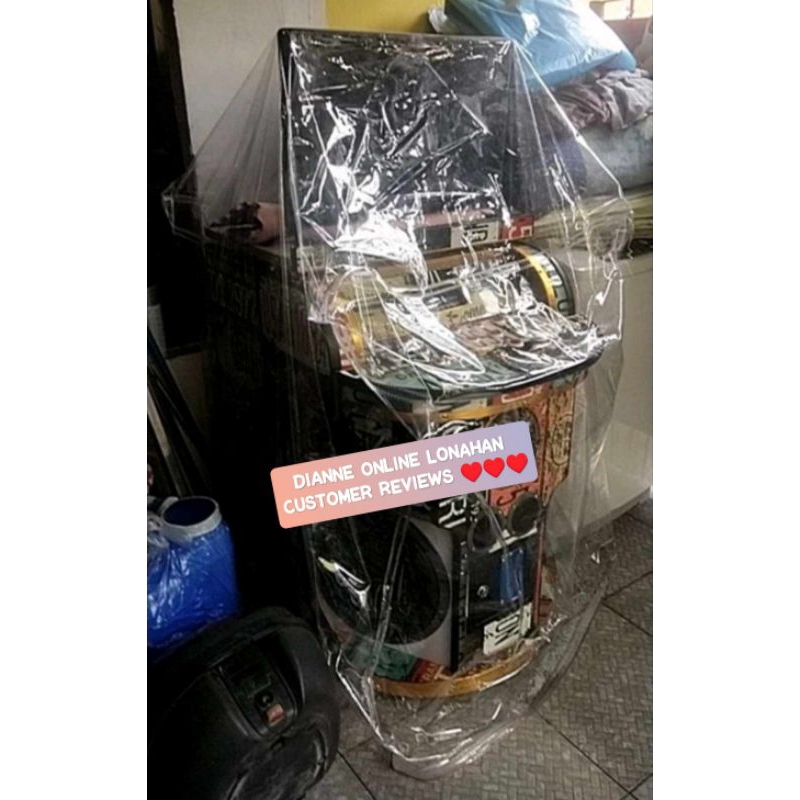 customize Videoke cover TRANSPARENT CLEAR TRAPAL (MACHINE HEAT PRESS ...