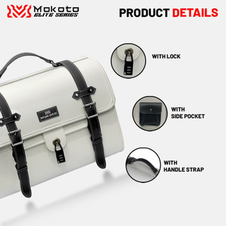 MOKOTO ELITE REAR SIDE BAG TAIL BAG FOR VESPA FAZZIO BENE LUGGAGE ...