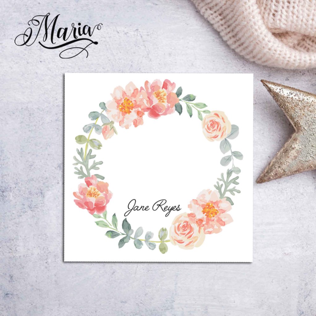 Personalized Note Cards NC052 | Shopee Philippines