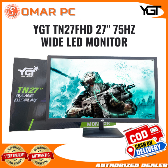 BRANDNEW YGT TN27FHD 27" 75HZ WIDE LED MONITOR | Shopee Philippines