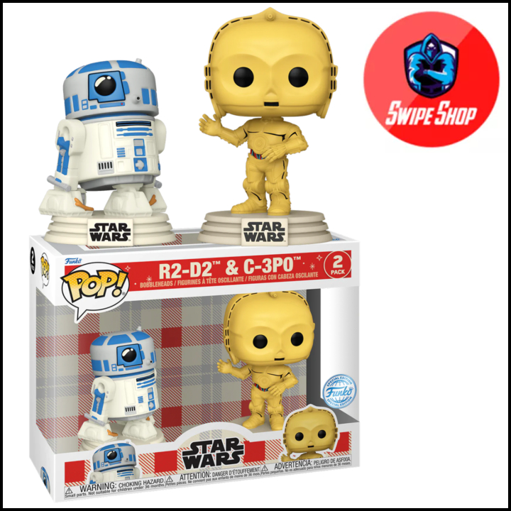 Funko Pop R2D2 and C3PO Disney 100 Star Wars 2 Pack Exclusive | Shopee ...