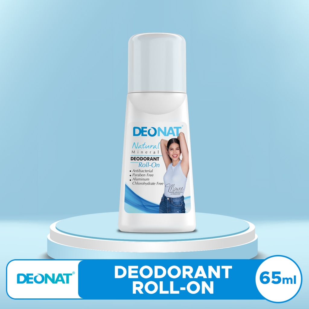 DEONAT Natural Mineral Deodorant Roll-On 65ml | Shopee Philippines