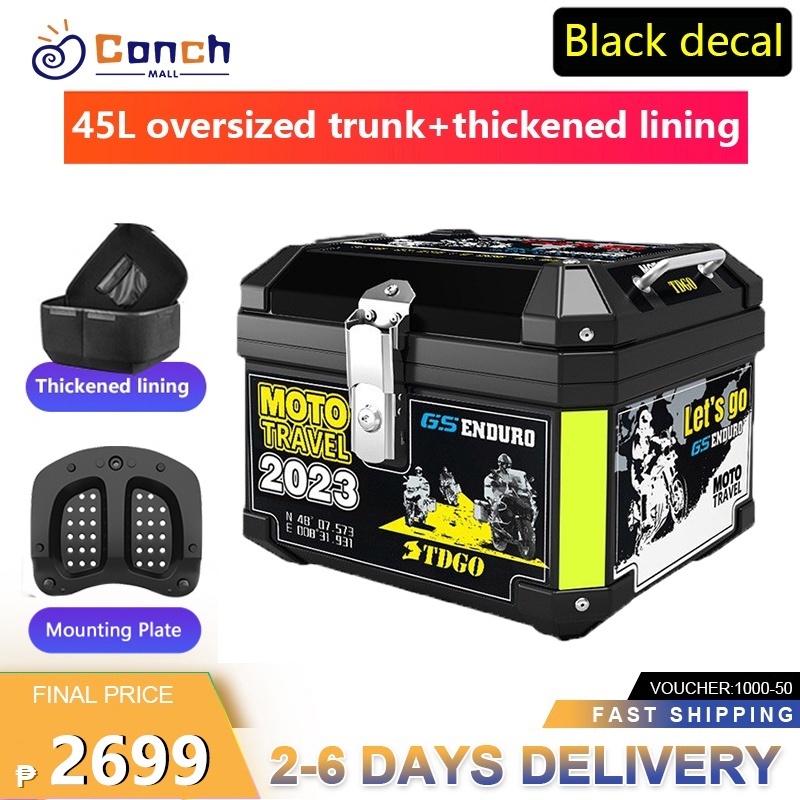 45L Motorcycle Compartment Motorcycle Box Motorcycle Accessories ...