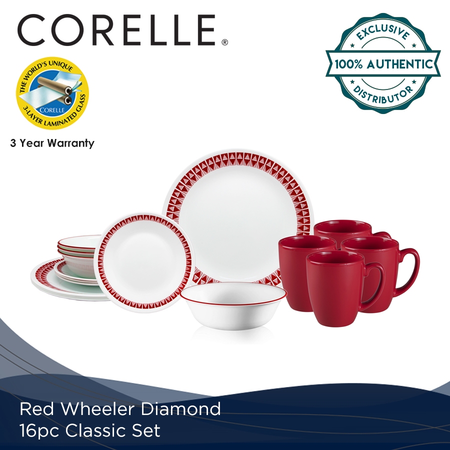 16pc Classic Set - Red Wheeler Diamond | Shopee Philippines