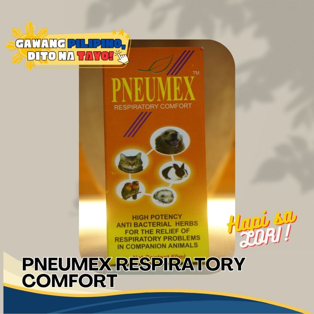 PNEUMEX Respiratory Comfort for Dogs and Cats 60ML | Shopee Philippines