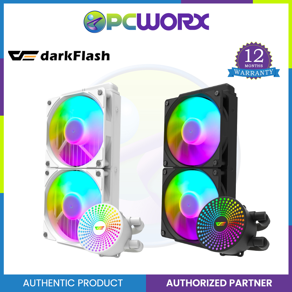 DarkFlash Radiant DC 240 High strength cooling pipes ARGB AIO CPU ...