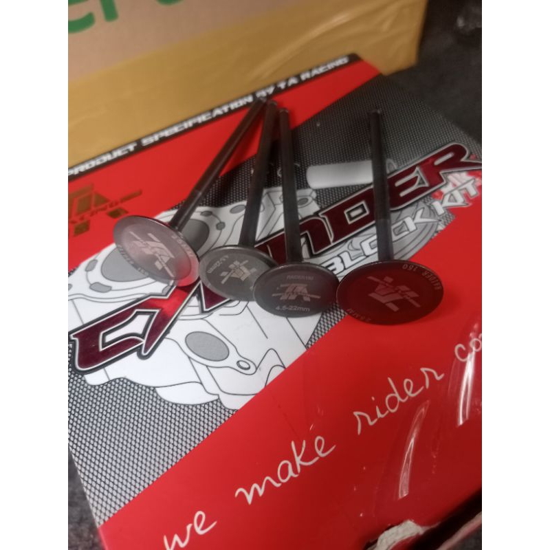 Valve in/ex 4pcs Ta Racing Raider Fi 150 no box/Raider Fi 150 made in ...