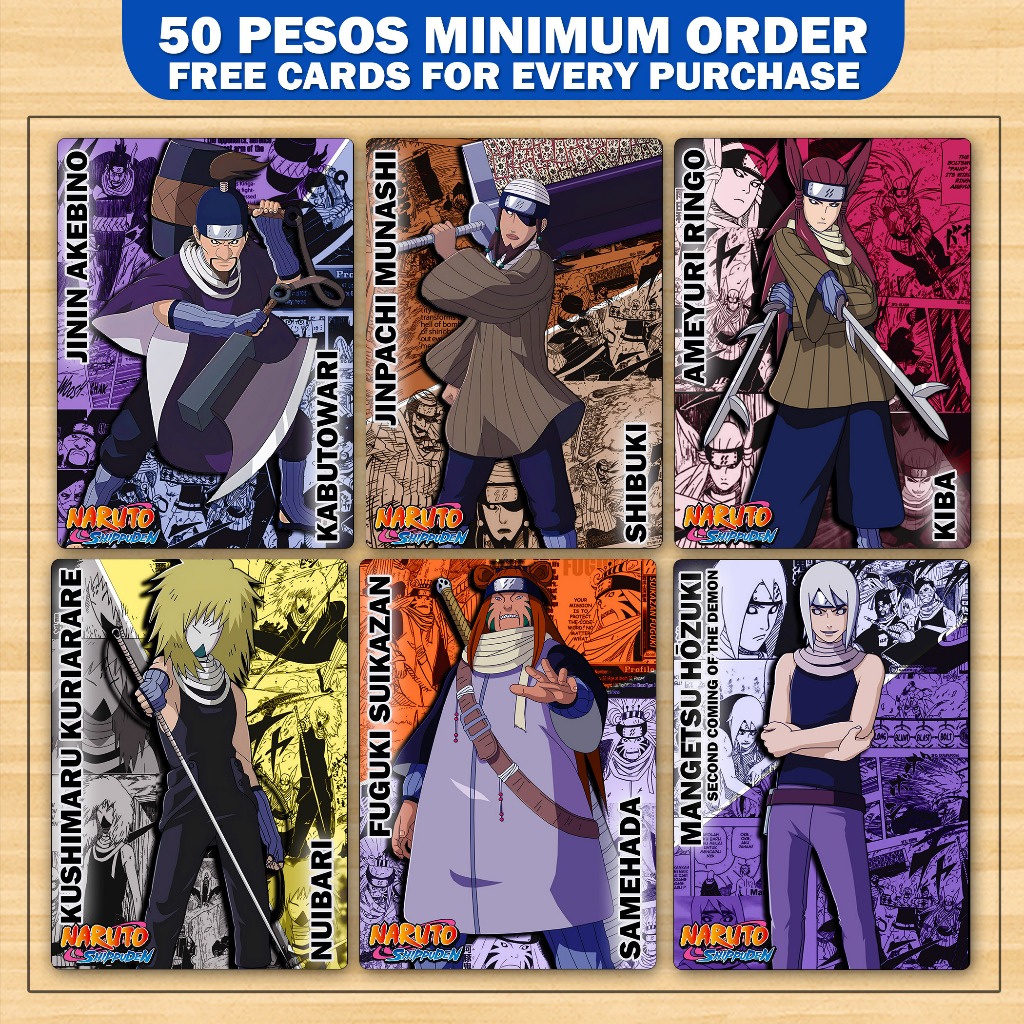 Naruto - Seven Ninja Swordsmen Of The Mist Photocard - [SOLD PER PIECE ...