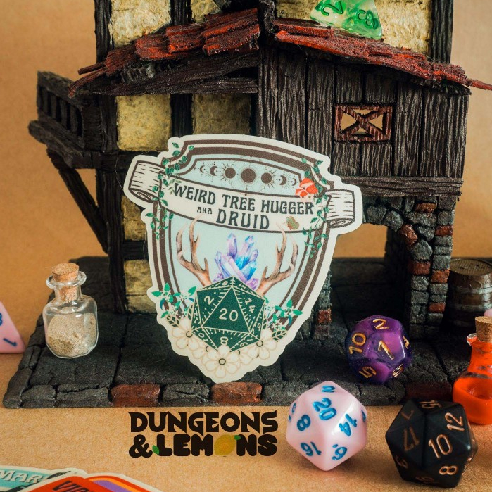 Project Lemons - Dungeons and Dragons DRUID D&D | Waterproof Laptop Tumbler Stickers | Shopee ...