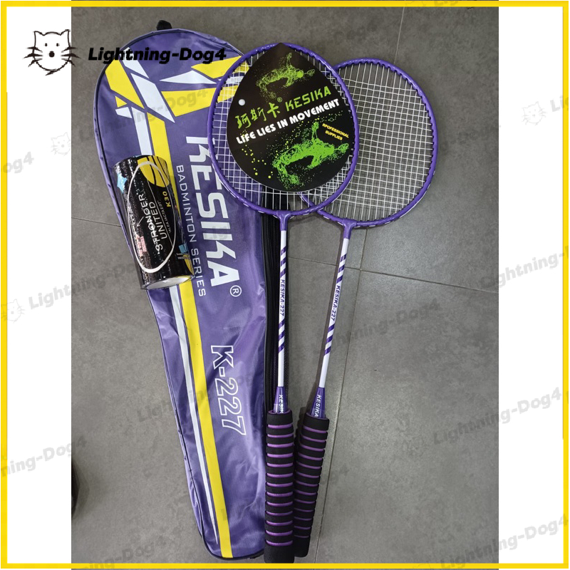 KESIKA K-227 Badminton Racket Set 2Pcs Double Racket Shuttlecock for ...