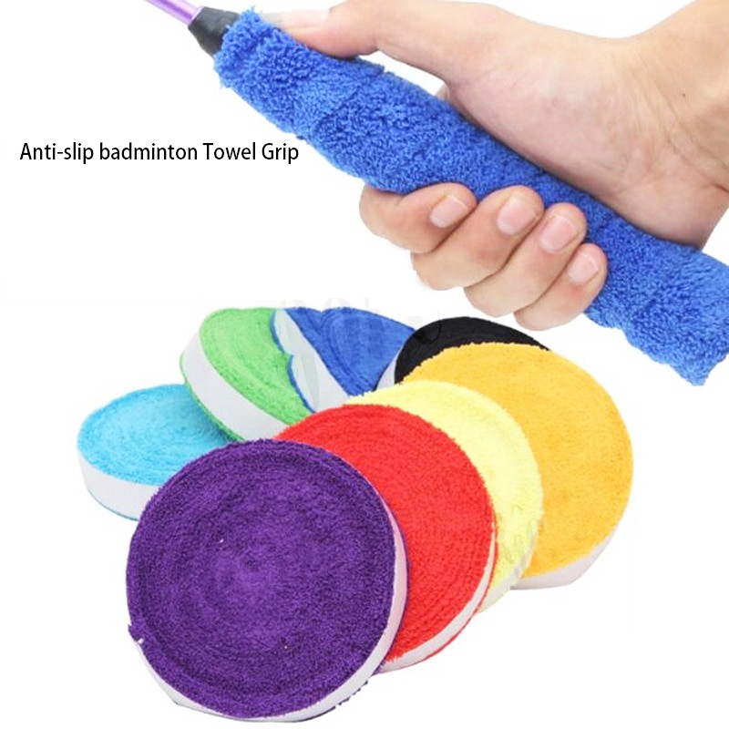 Badminton Towel Grip 10m Tennis Grip Tape Anti-Slip Towel-Grip-Tape ...