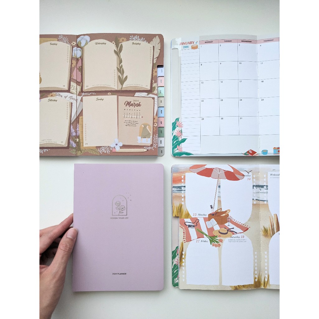 2024 Design Your Life Planner - weekly and monthly planner with themed ...