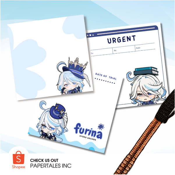 GENSHIN IMPACT - FURINA chibi - MEMO PAD | Shopee Philippines