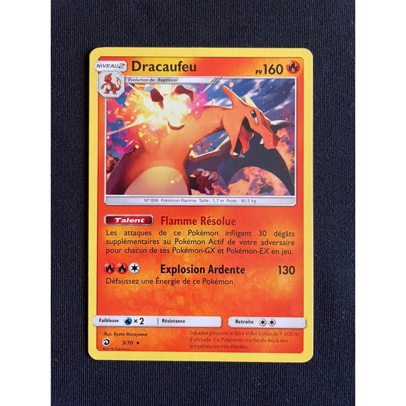 Charizard pokemon card 3/70 rare French | Shopee Philippines