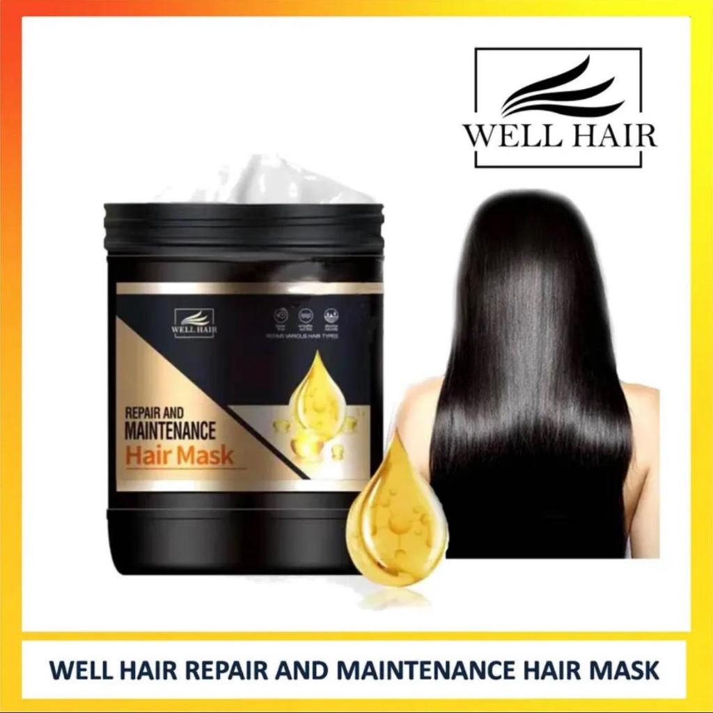 WELL HAIR HAIRMASK MAINTENANCE 1000ML | Shopee Philippines