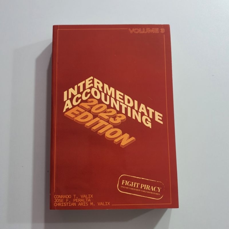 Intermediate Accounting volume 3 2023 By:Valix | Shopee Philippines Intermediate Accounting volume 3 2023 By:Valix | Shopee Philippines