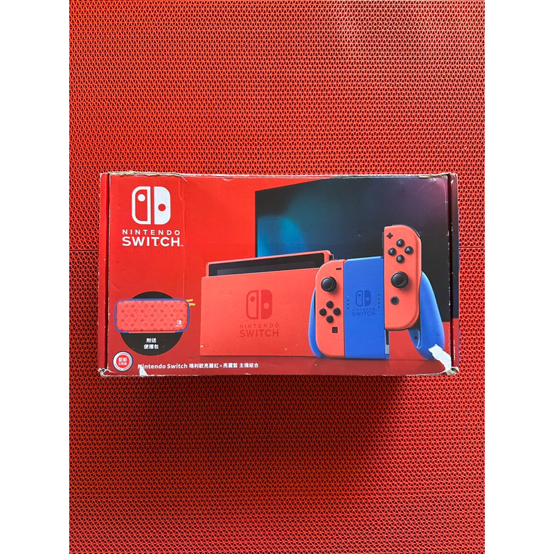 NINTENDO SWITCH V2 MARIO RED & BLUE EDITION | Shopee Philippines