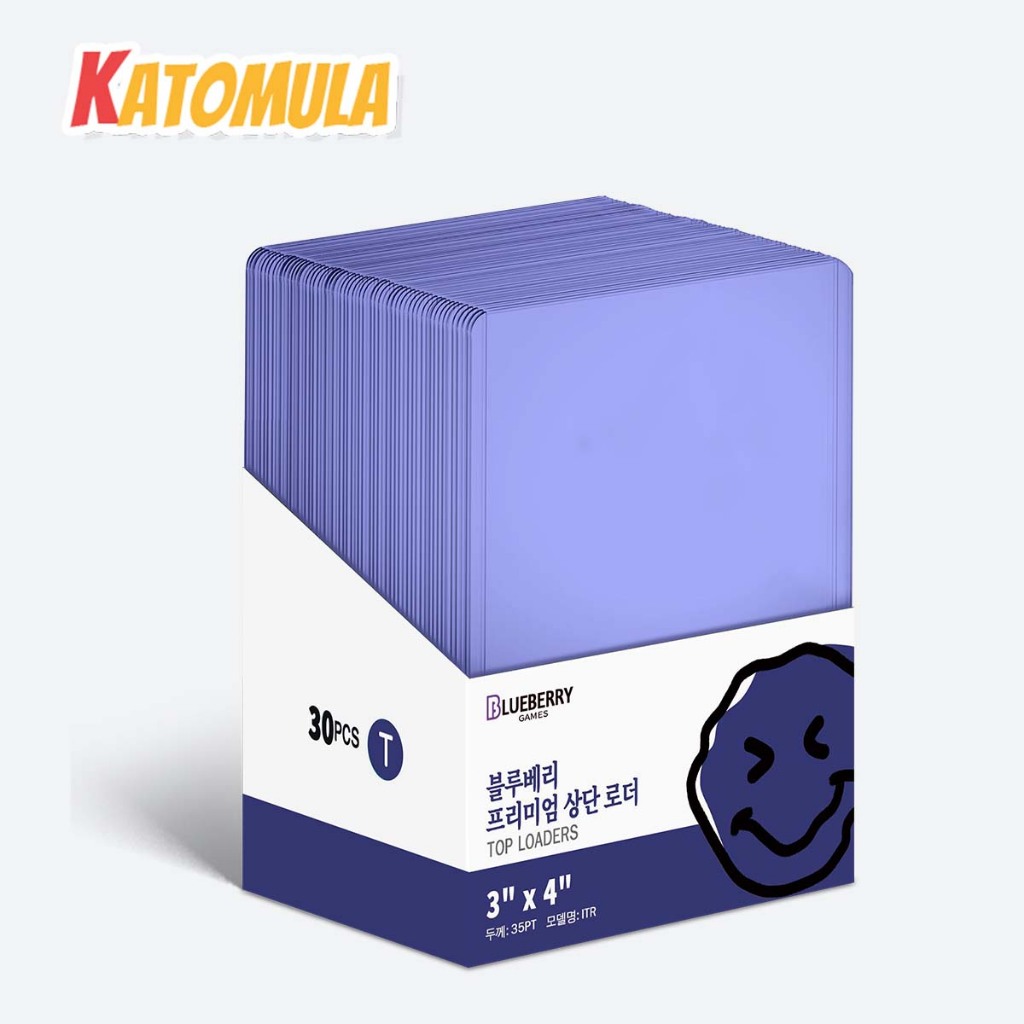 30pcs Blueberry Toploader Blue For Photocard Toploaders Lomo Pokemon ...