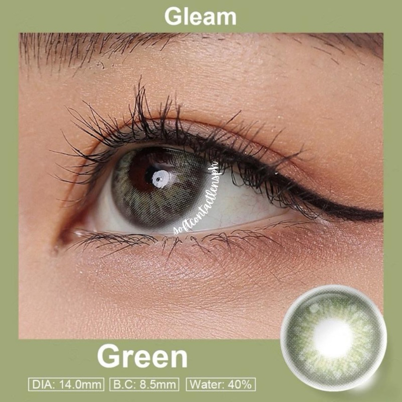 GLEAM GREEN NORMAL SIZE CONTACT LENS | Shopee Philippines