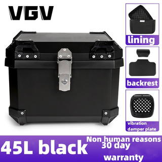 LVS Motor Top Box Motorcycle Box 45LMotorcycle With Base Plate Top Box ...
