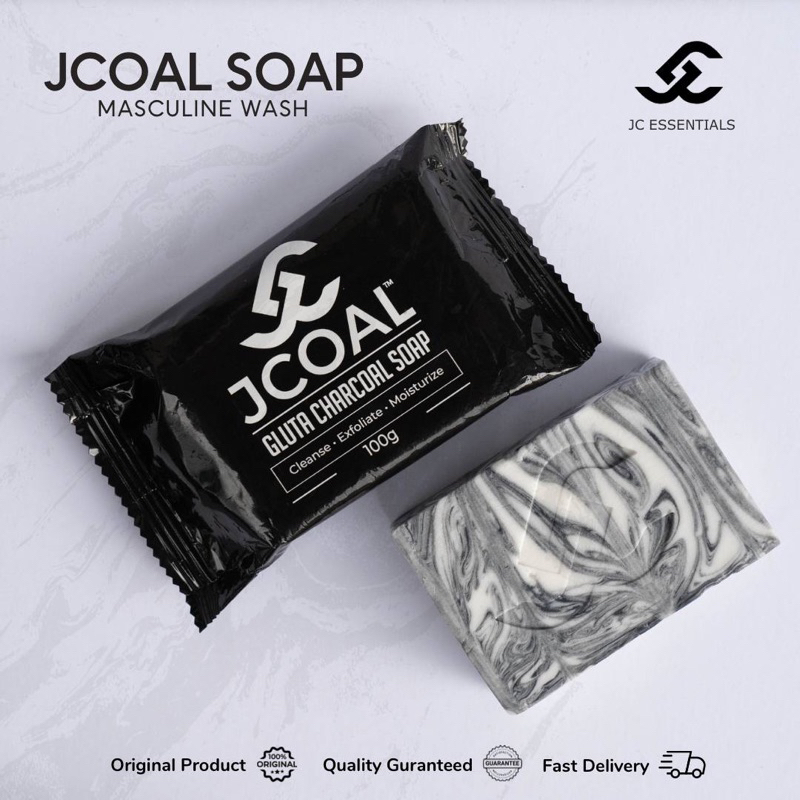 JC ESSENTIALS JCOAL Gluta Charcoal Soap Jak Roberto Skincare Body ...