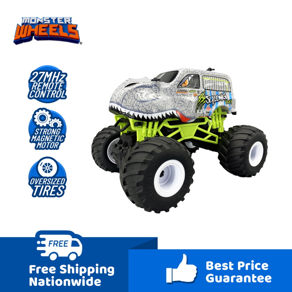 Monster Wheels - 1:16 27Mhz Big Wheels Off-Road Vehicle Monster Truck ...
