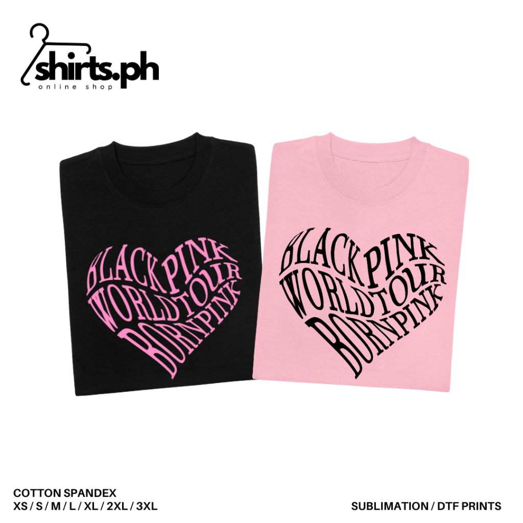 B.P Born Pink Tour T-shirt KPOP Jennie Lisa Jisoo Rose Kawaii Shirt ...
