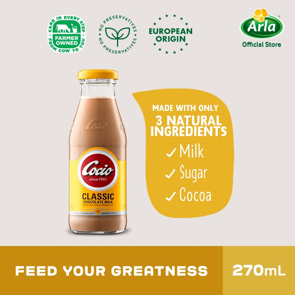 Cocio Classic Chocolate Milk 270ml | Shopee Philippines