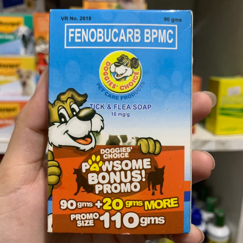 DOGGIES CHOICE TICK & FLEA SOAP FOR PUPPY & ADULT DOG (90G) | Shopee ...