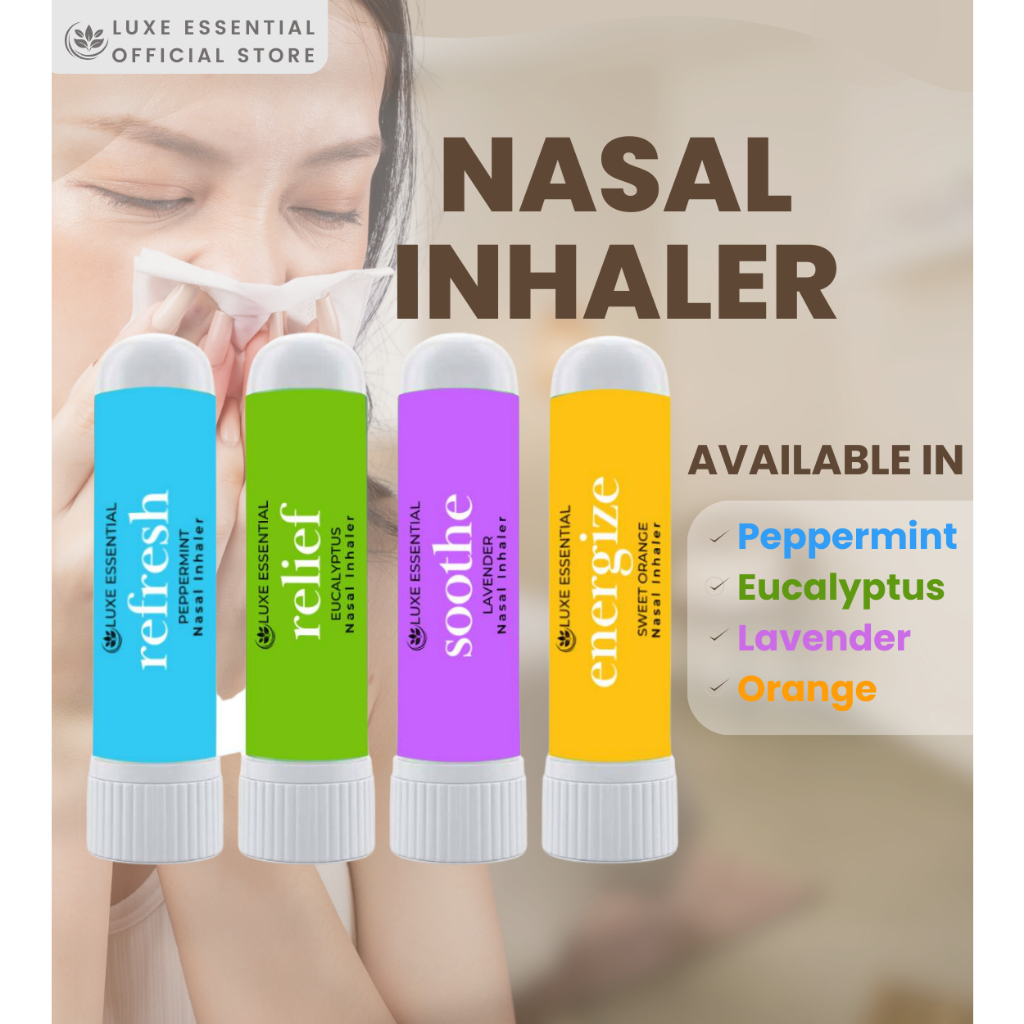 Nasal Inhaler relief refreshing stick Luxe essential | Shopee Philippines