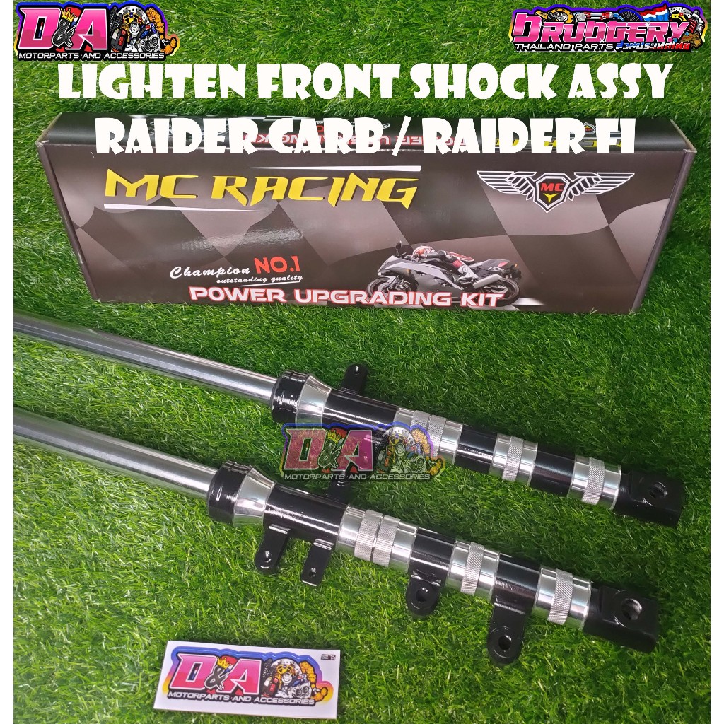 SUZUKI RAIDER 150 CARB / RAIDER 150 FI HUN RACING LIGHTEN FRONT SHOCK ...