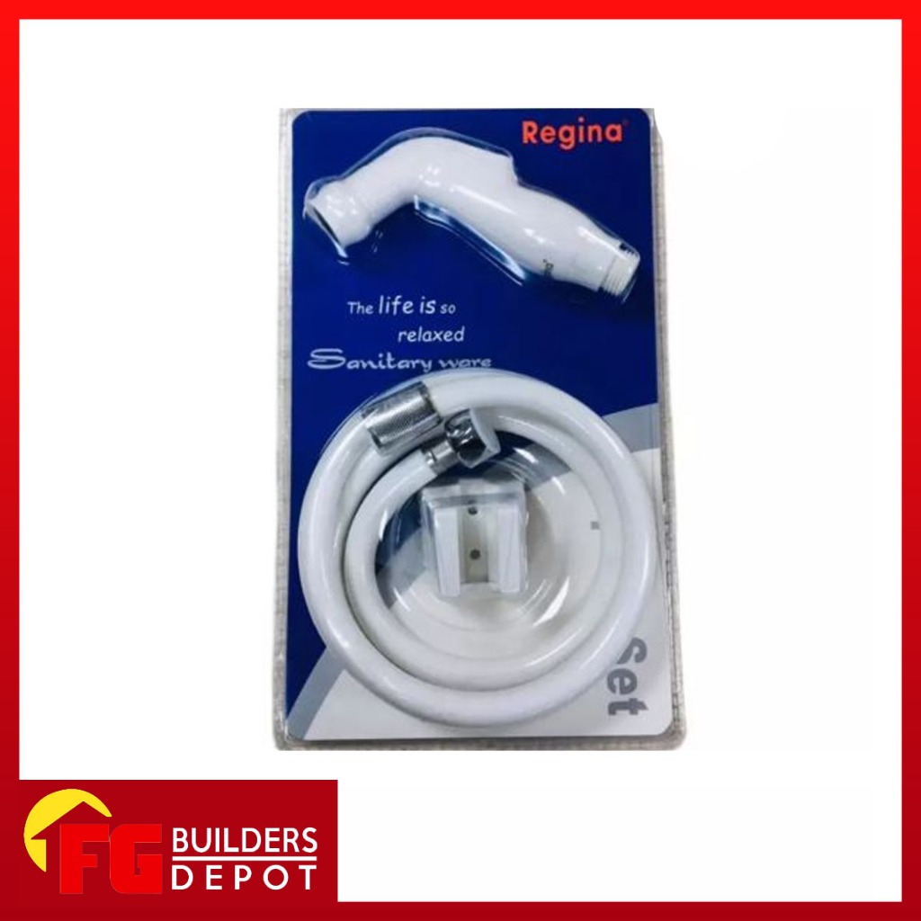REGINA BIDET SET WITH RUBBER HOSE RC 9010 W WHITE | Shopee Philippines