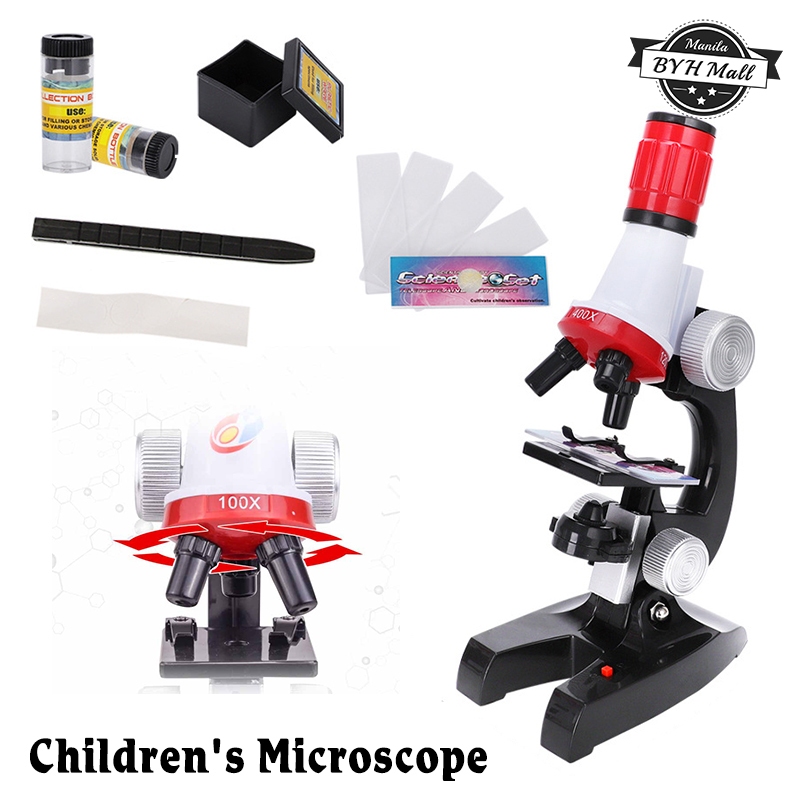 1200X Children's Microscope Kit Observation Experiment Educational Kids ...